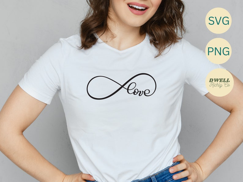 Infinity Love SVG, Infinity Symbol Svg, Valentines Day Svg, Love Png ...