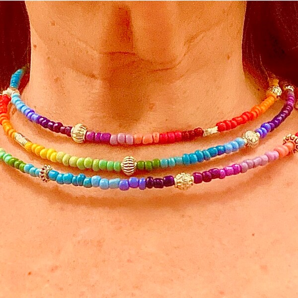 Memory Wire Necklace - Etsy