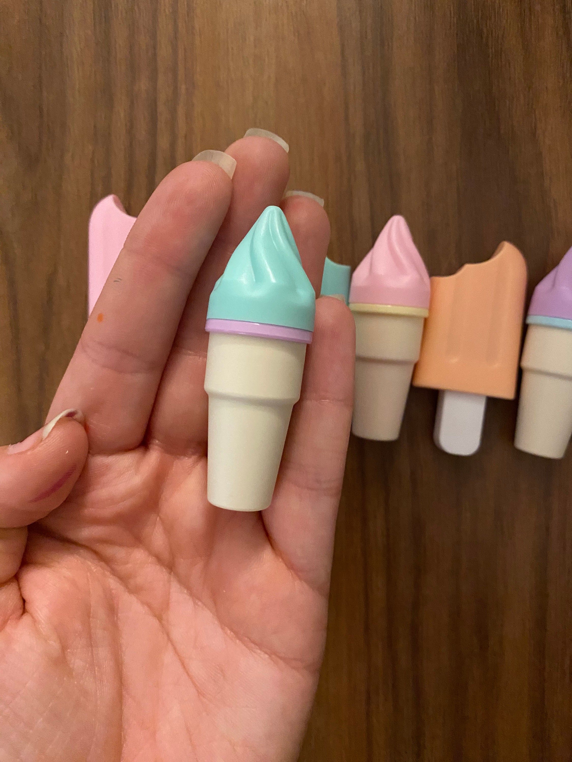 Ice Cream Highlighters Set Kawaii - Etsy