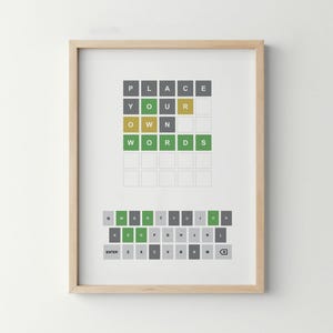 framed wordle clone