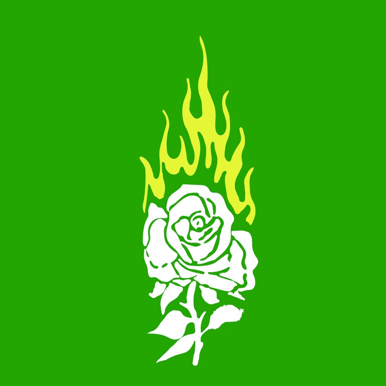 Flaming Rose Svg, White Roses Png, Flame Png, Vintage, INSTAND DOWNLOAD ...