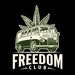 Freedom Club, Cannabis Club, Vw Bus Freedom Club, T-shirt Desing ...