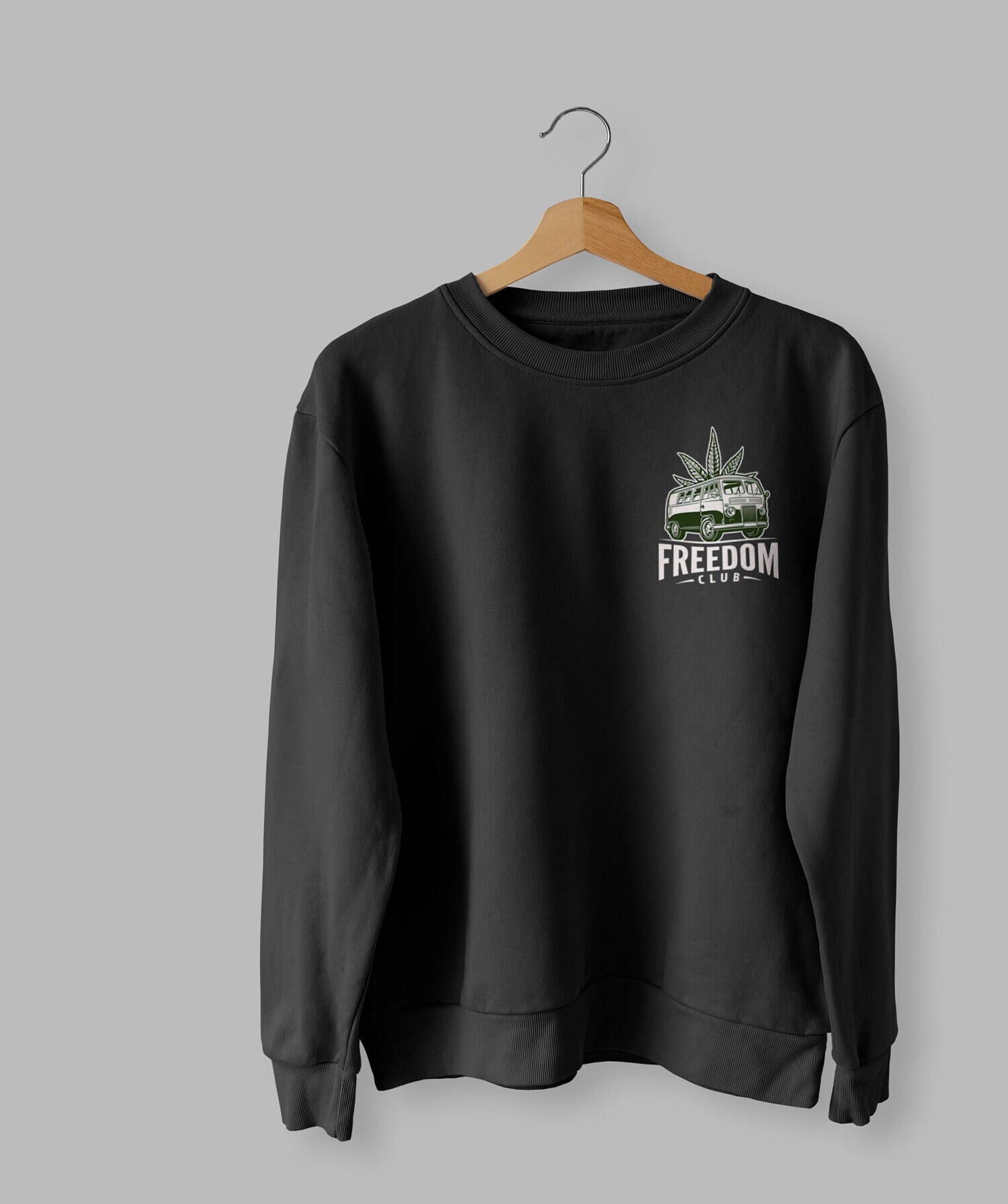 Freedom Club, Cannabis Club, Vw Bus Freedom Club, T-shirt Desing ...