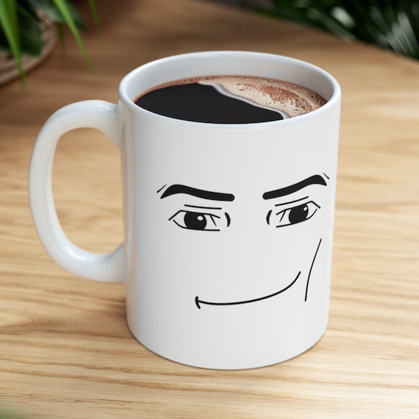 Roblox Man Face Mugs Etsy