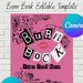 Burn Book Font, Burn Book Alphabet, Burn Book Letters, Mean Girls Party ...