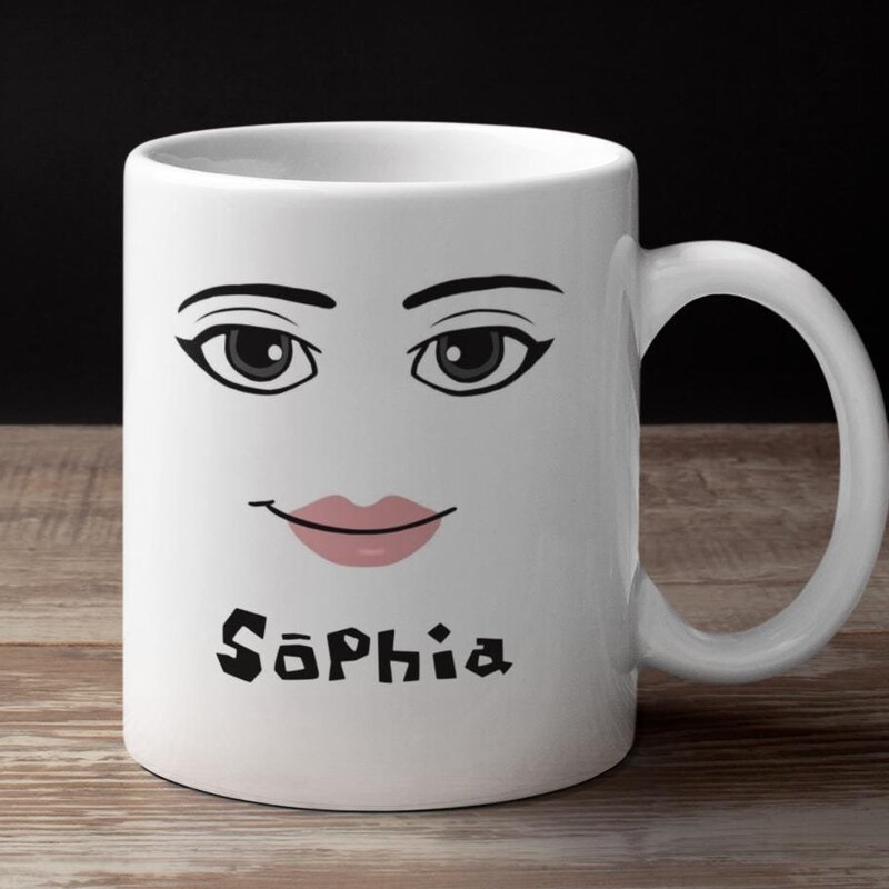 Roblox Man Face Mugs - Etsy