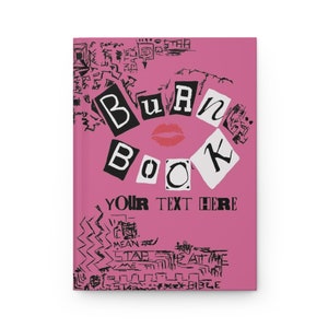 Custom Personalized Mean Girls, Burn Book, Regina George, Cady Heron ...