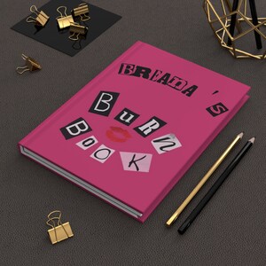 Personalized Mean Girls, Burn Book, Regina George, Cady Heron, Gretchen ...