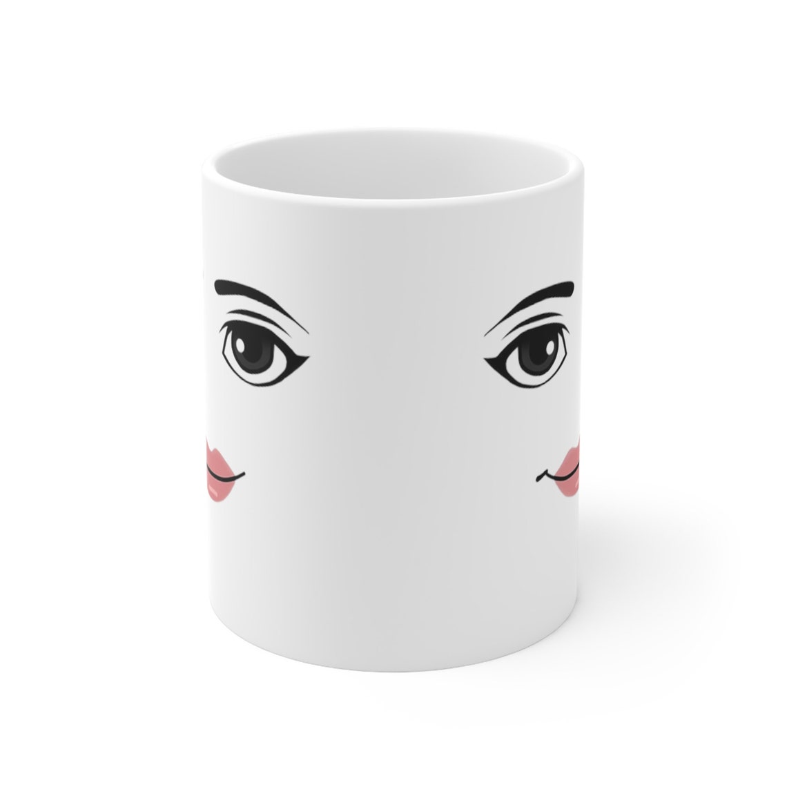Roblox Woman Face Mug 11oz 15 Oz Double Sided Ceramic Mug Gamer Roblox ...