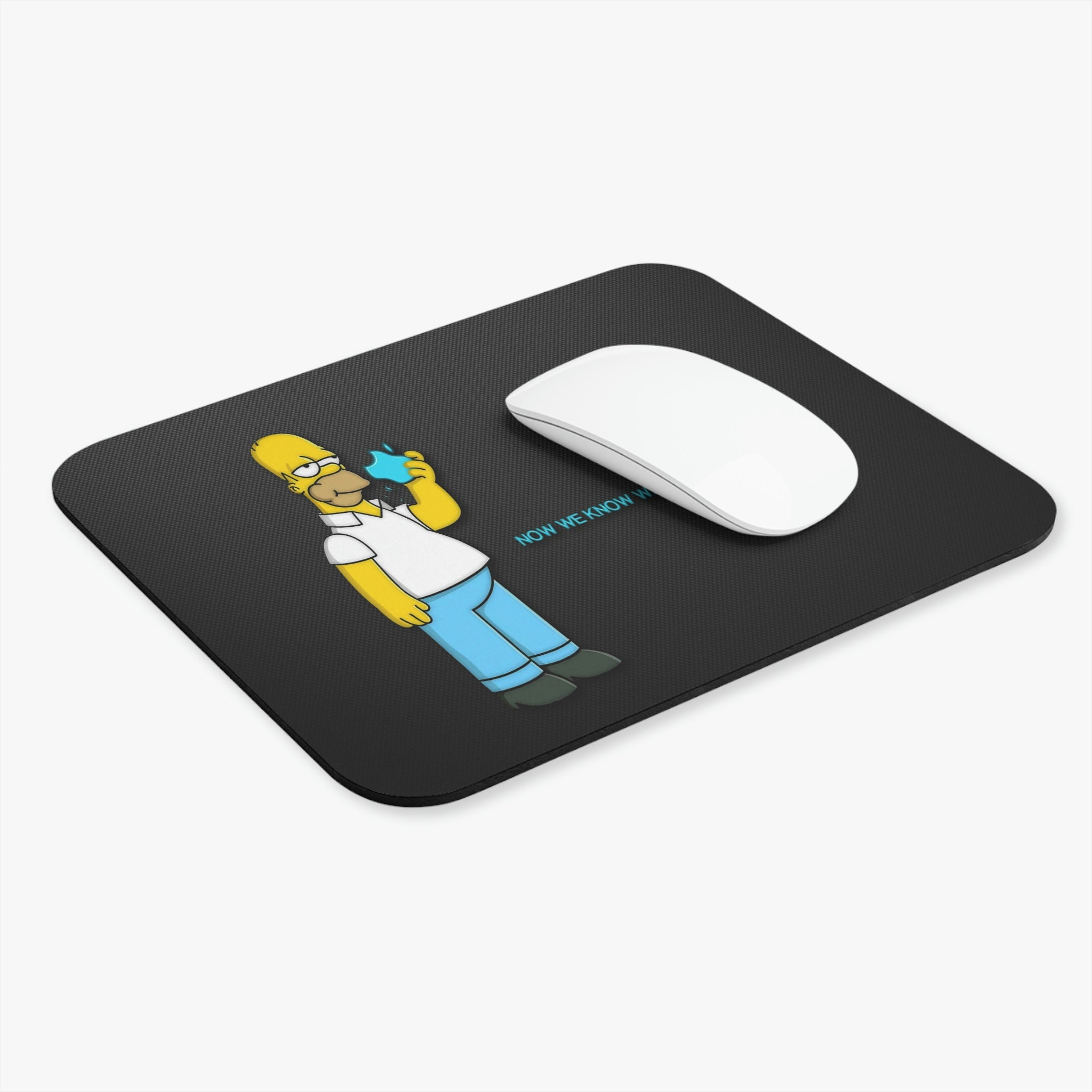 Homer Simpson Mouse Pad Homer Simpson Gift Custom Simpsons - Etsy