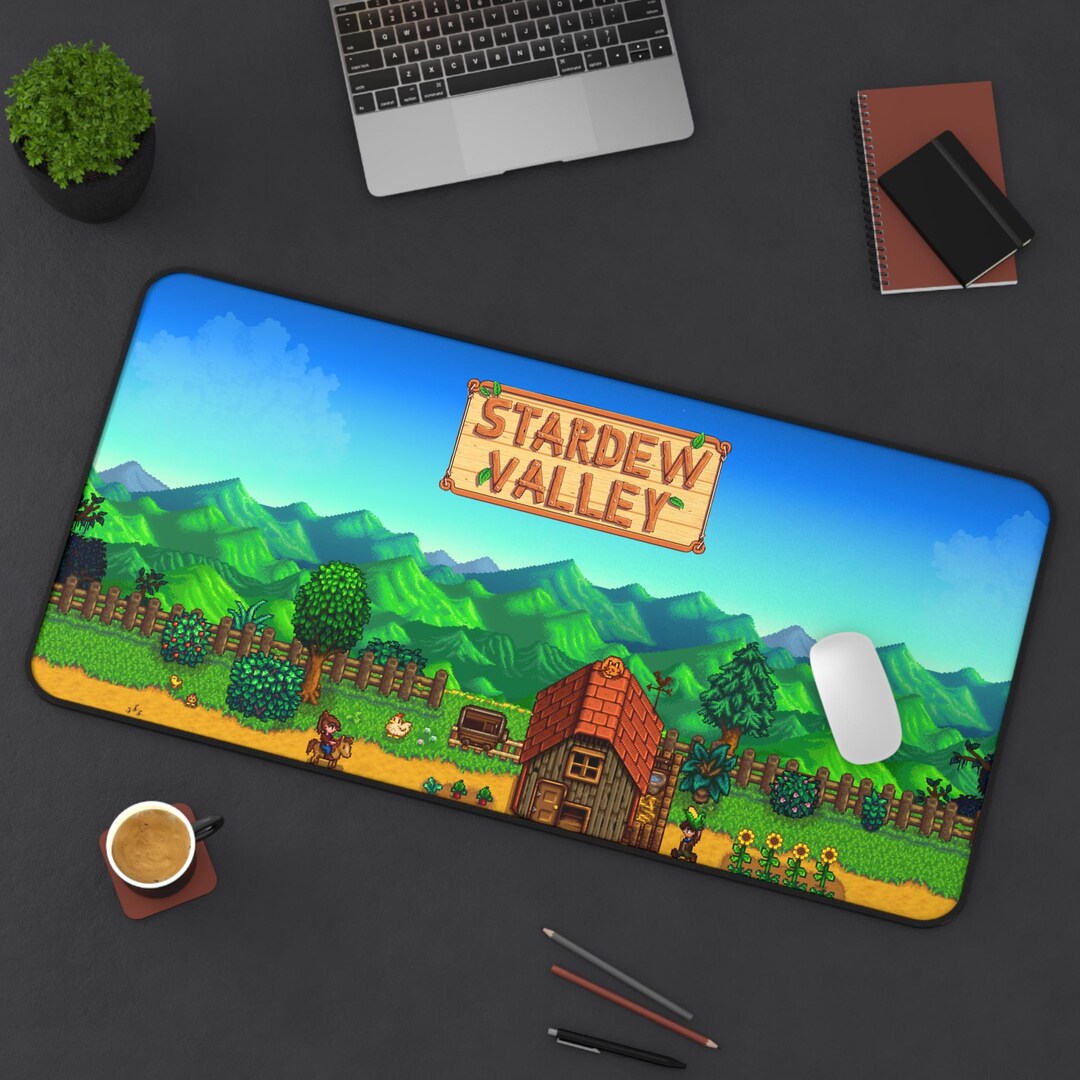 Farming Stardew Valley Desk Mat Mouse Pad, Farming Game, Star RPG Game ...