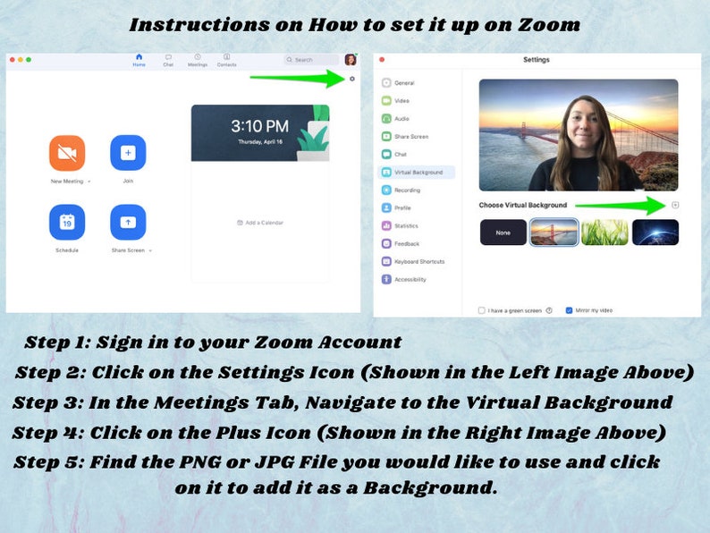 Professional Virtual Backgrounds | Backdrop | Zoom Background | Office ...