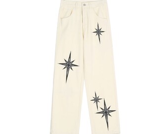 Y2k Vintage Star Pants - Etsy