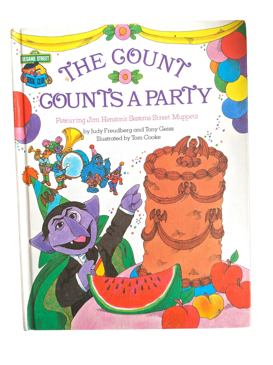 Vintage Sesame Street Book the Count Counts a Party - Etsy