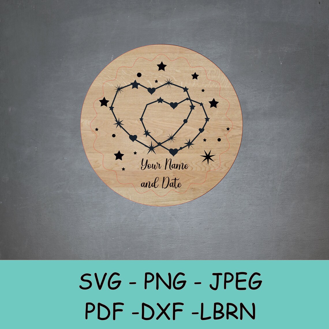 Wedding Ring / Wedding Ring Holder / Wedding Ring Plate / Laser Cut ...
