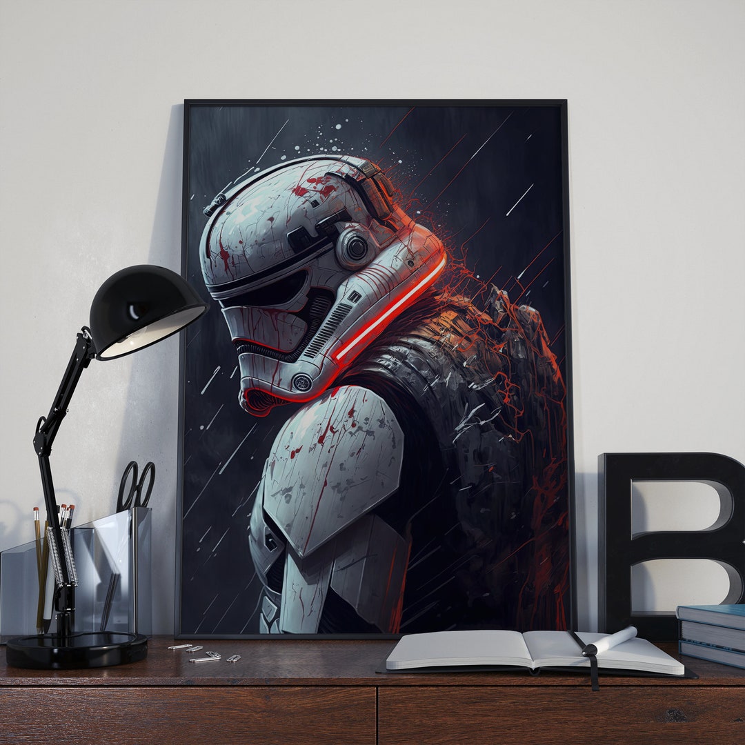 Stormtrooper Print Printable Movie Poster for Home Decor Star Wars Wall ...