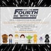 Star Wars Fourth Birthday Invitation May the Fourth Be With - Etsy
