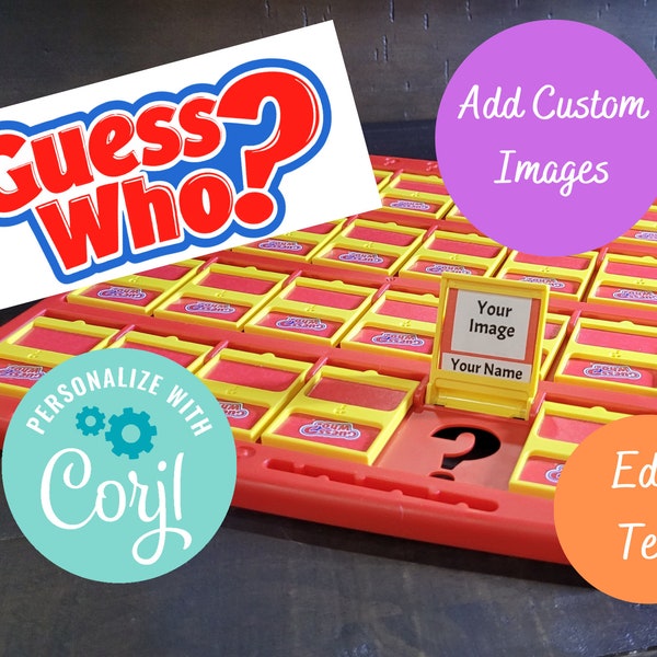 Custom Guess Who - Etsy