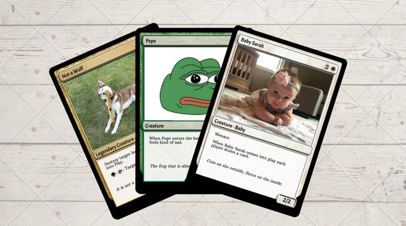 Create Your Own Magic the Gathering Card, Editable MTG Card, Template ...