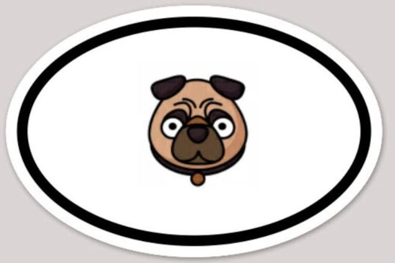 Editable Bumper Sticker, Custom Oval Bumper Stickers, Oval Sticker ...