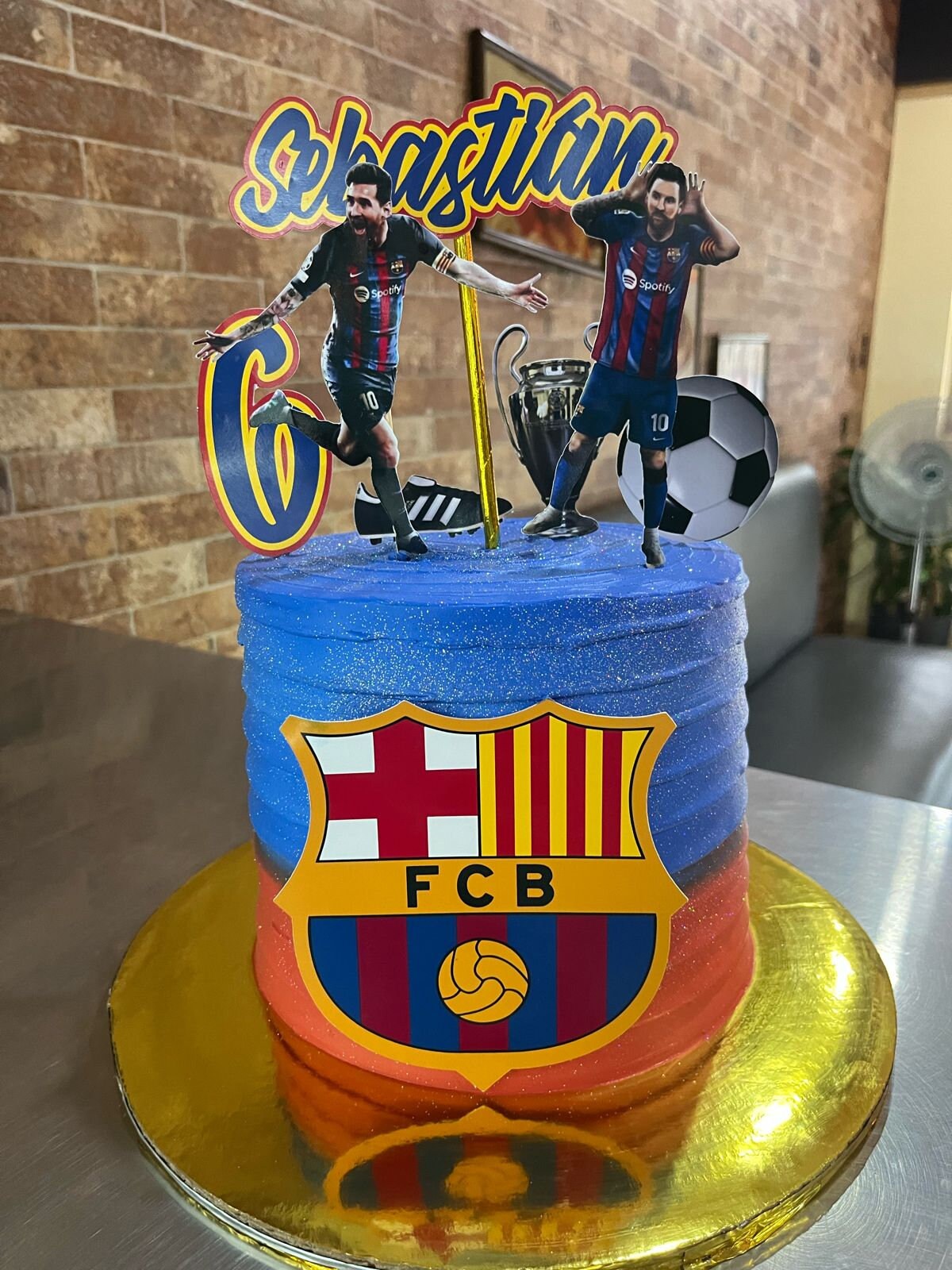 MESSI Cake Topper, Messi Happy Birthday, Barcelona Cake Topper - Etsy ...