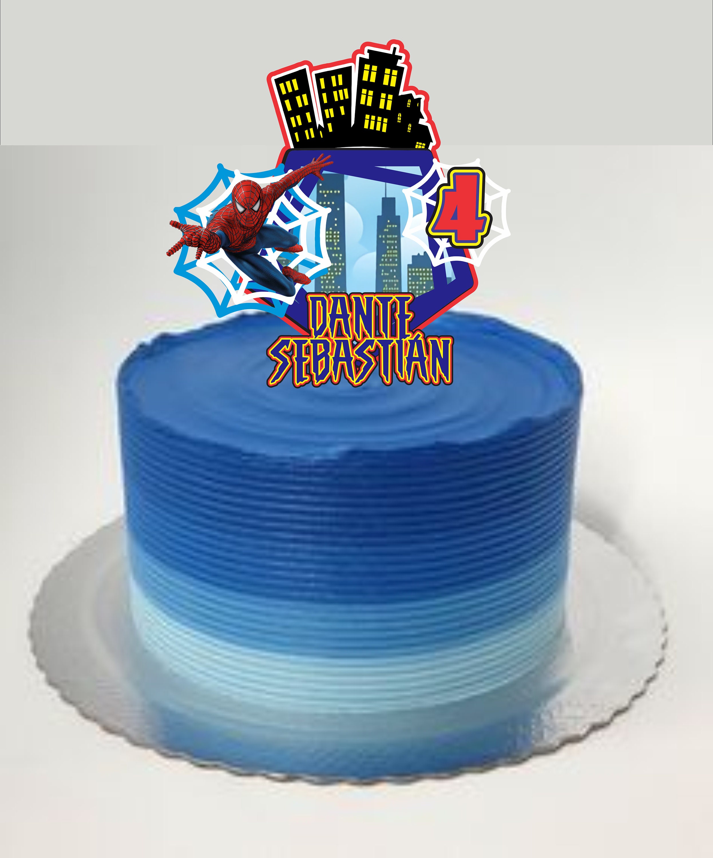 Spiderman Cake Topper, SVG and Studio.cricut - Etsy