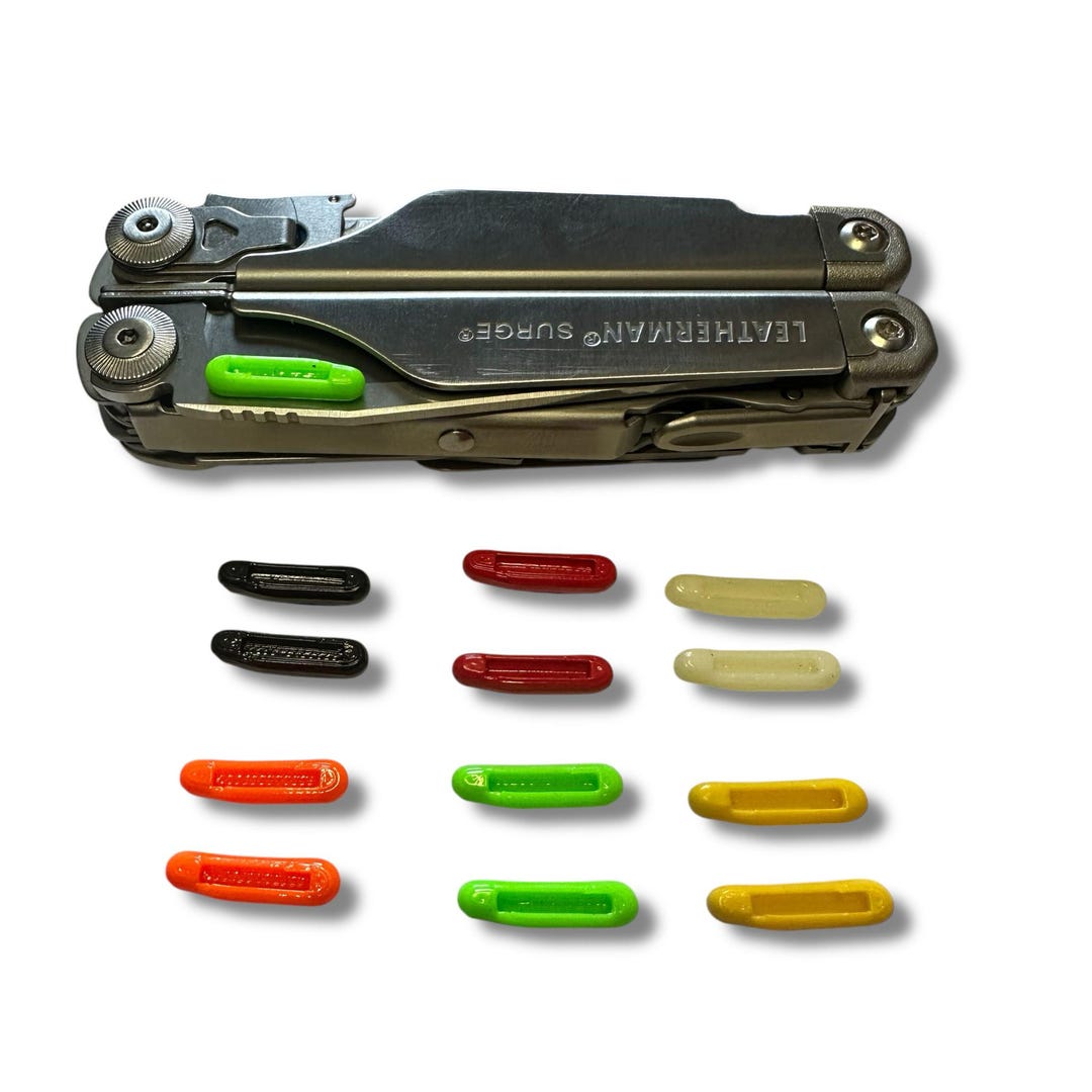 Leatherman SURGE Thumb Tabs (x2) "tritium Design" - Etsy