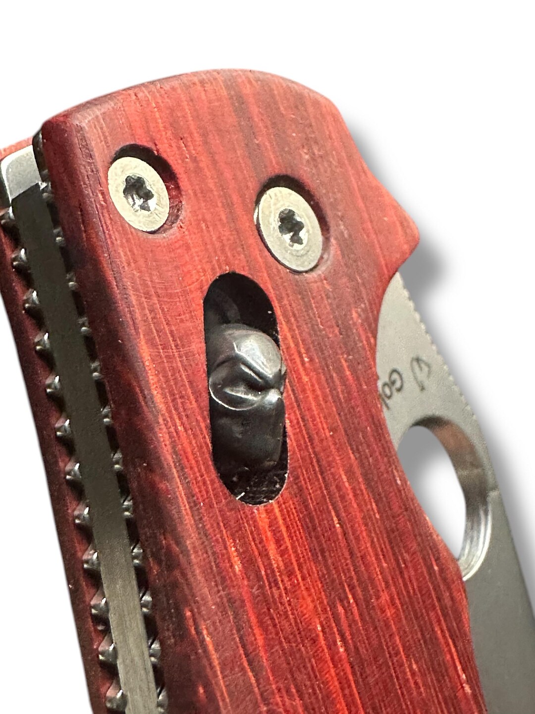 Bronze Black Oxide Ball Cage DEADPOOL for Spyderco Manix 2, Manix 2 XL ...