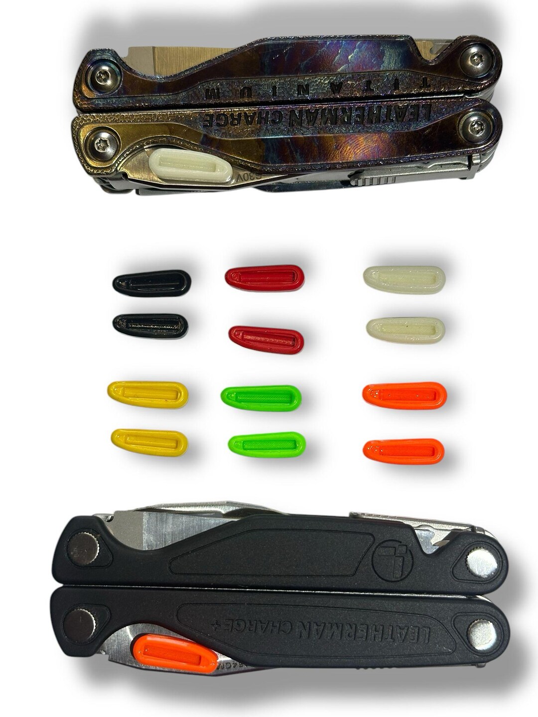 Leatherman CHARGE(+, Tti, G10) Thumb Tabs (x2) "tritium Design" - Etsy