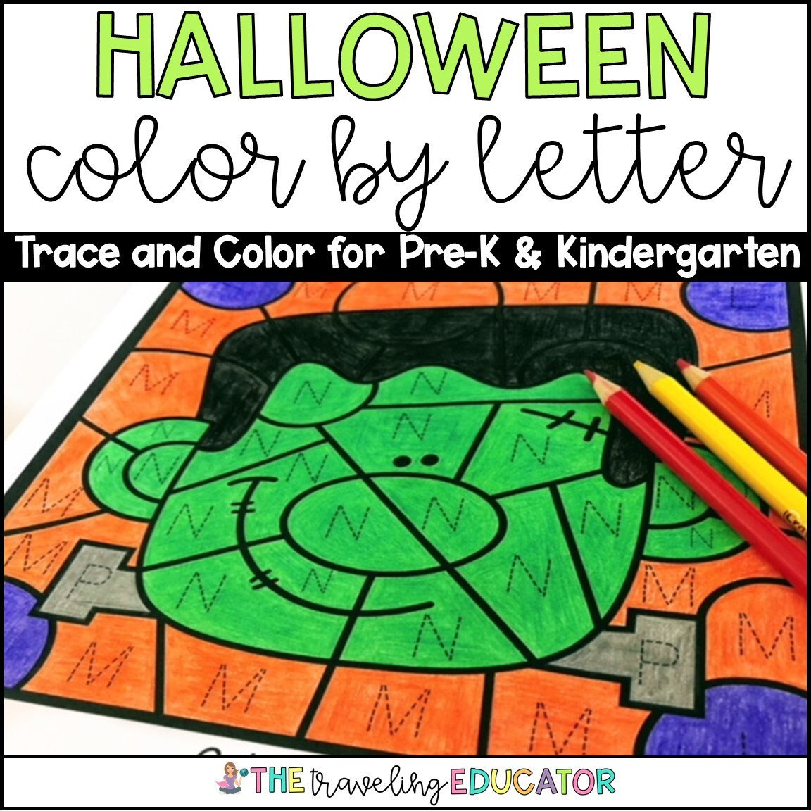 Halloween Color By Letter