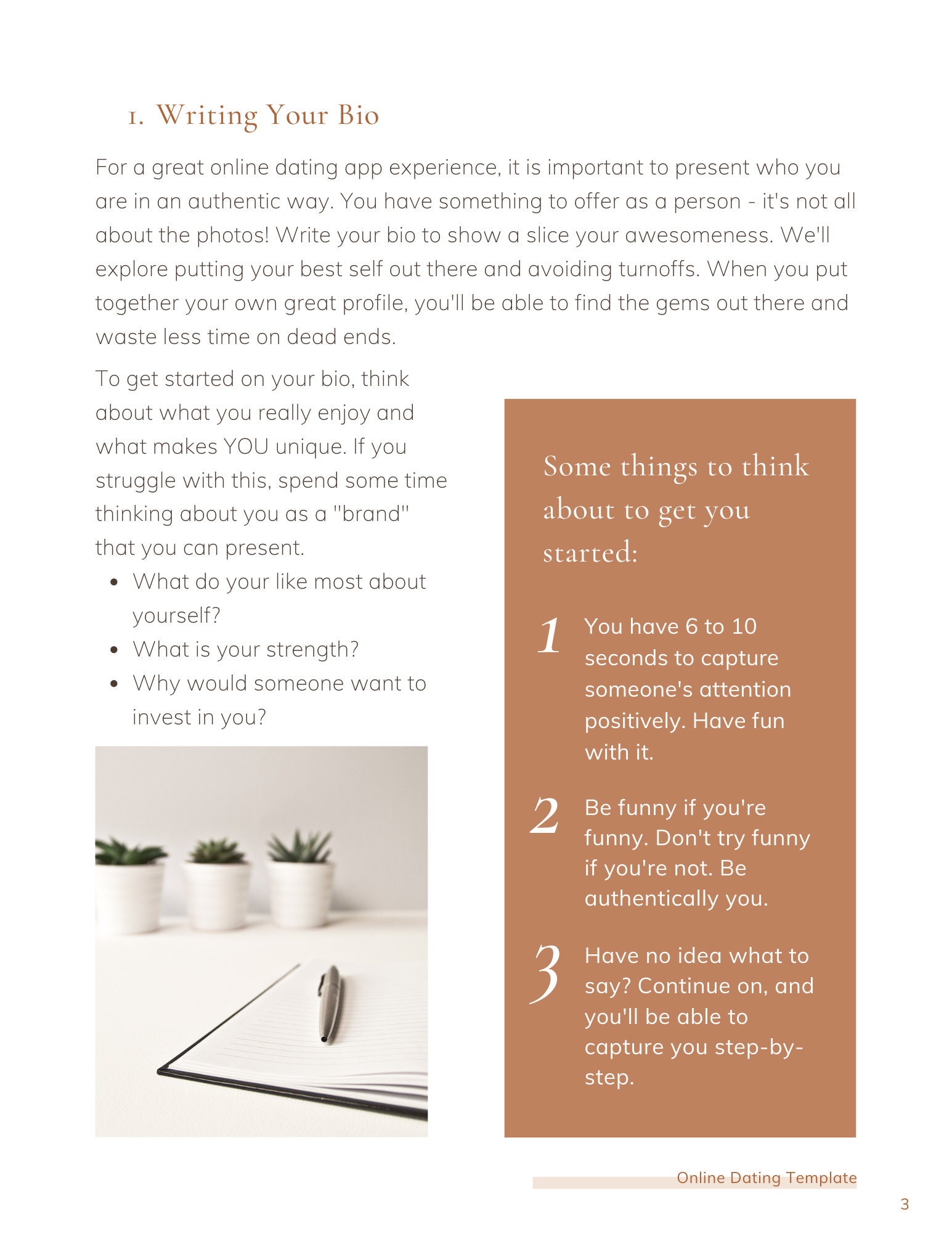 Online Dating Profile Template Printable / Dating Bio Fillable / Dating ...