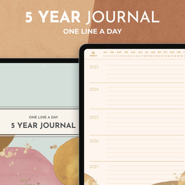 Onenote Bullet Journal Template - Etsy