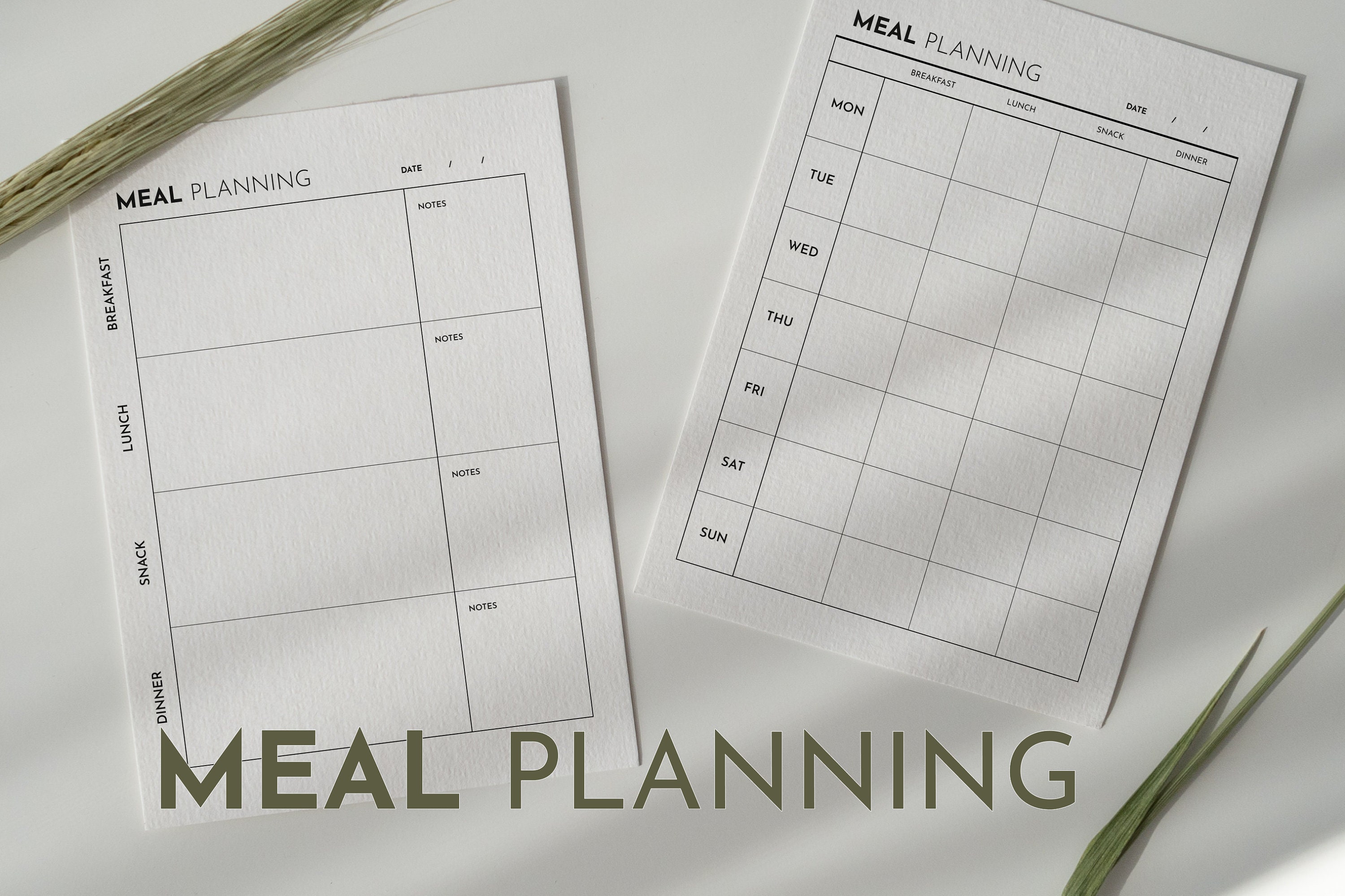 Daily Food Journal: Printable Mindful Eating Diary in 8.5" X 11" - Etsy