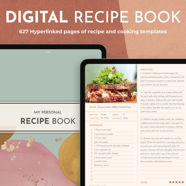 Recipe Book - Etsy