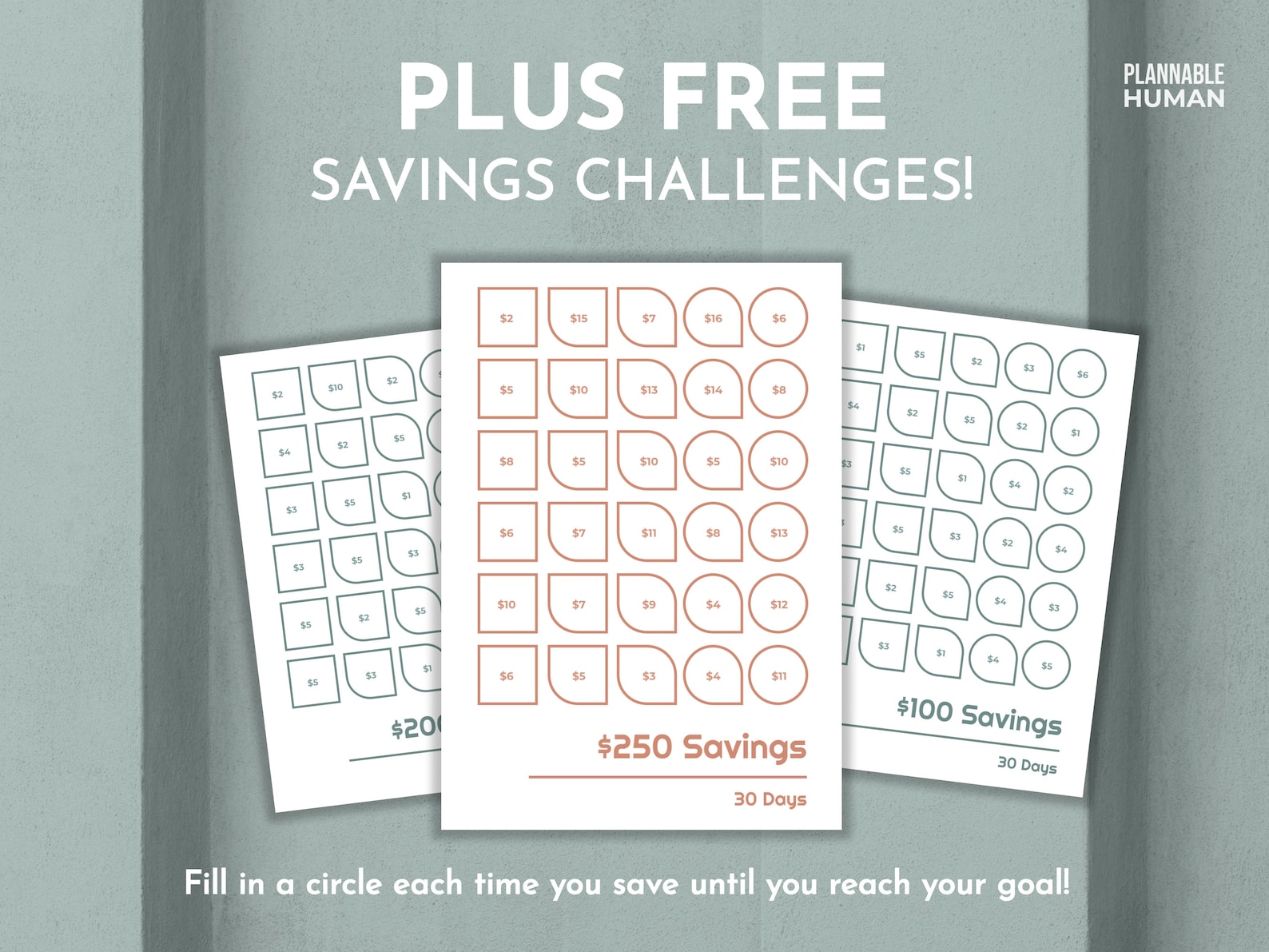 5,000 Savings Challenge Printable PDF in Letter Size or for Goodnotes ...