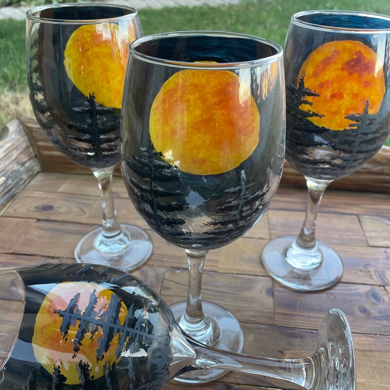 Gothic Wine Glass - Etsy