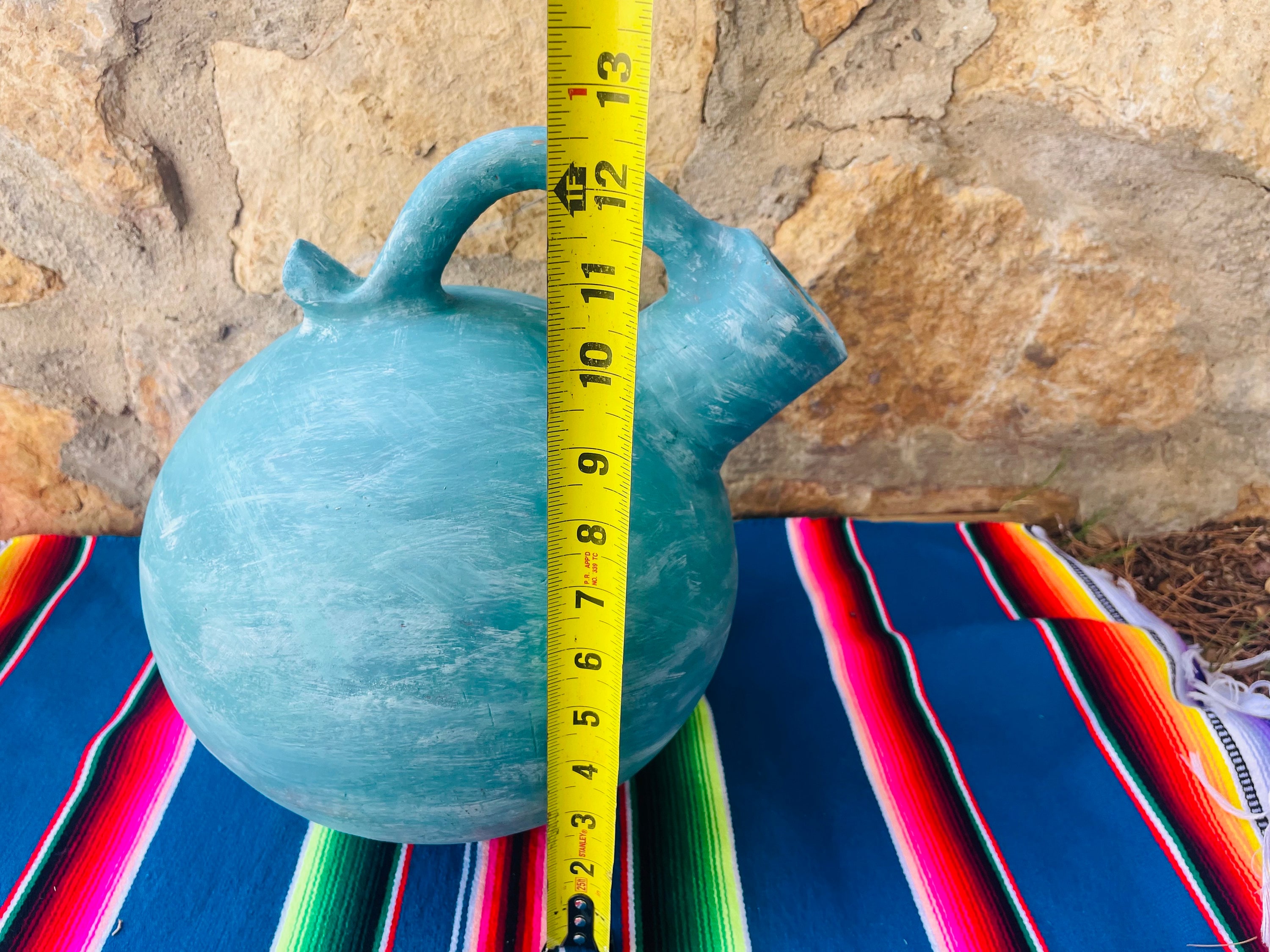 Large 6.5 L Jarra Tinaja Hand Painted Mexican Clay Water Jug / Jarro De ...