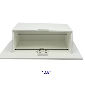 Marine Starboard Tilt-out Storage Boat Box / Recess Plate &chrome ...