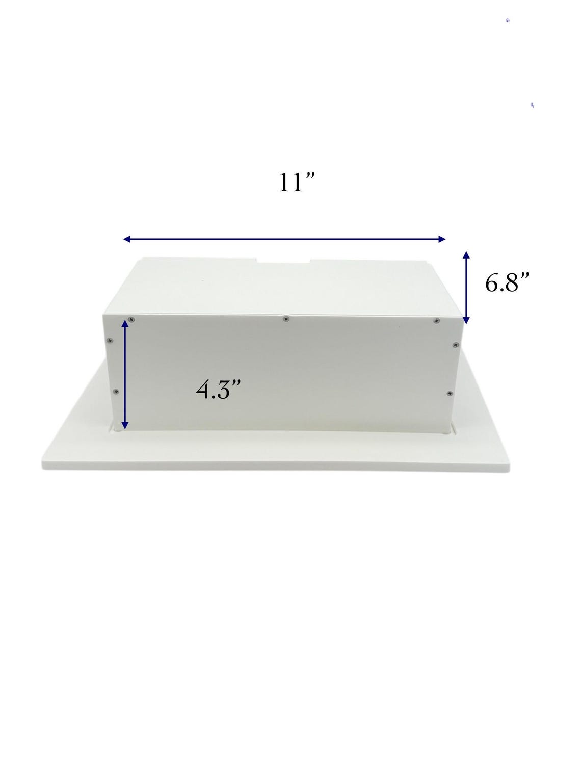 Marine Starboard Tilt-out Storage Boat Box / Recess Plate &chrome ...