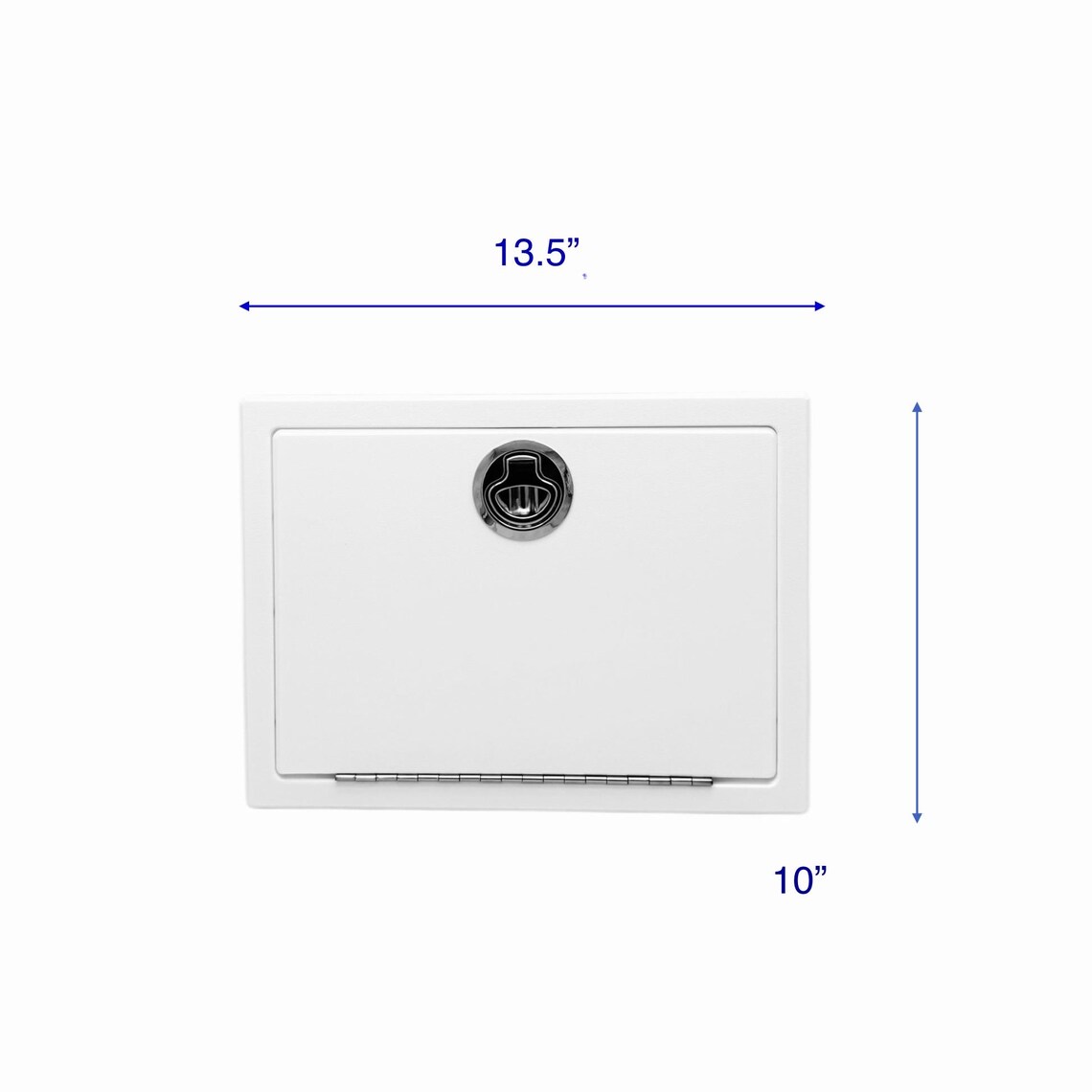Marine Starboard Tilt-out Storage Boat Box / Recess Plate &chrome ...