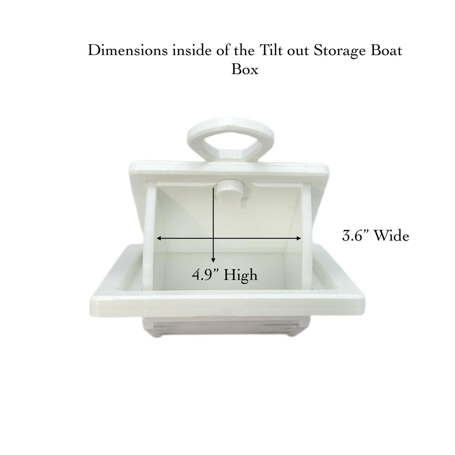 Marine Starboard Tilt-out Storage Boat Box / HDPE Plastic Box / Recess ...