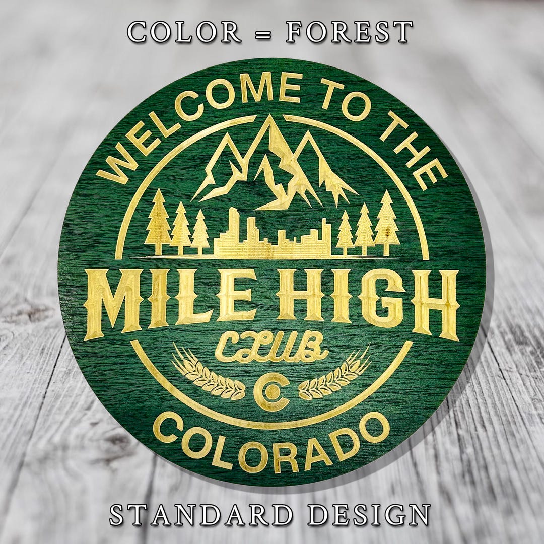Personalized Colorado Themed Bar Sign | Carved Wood | Various Sizes ...