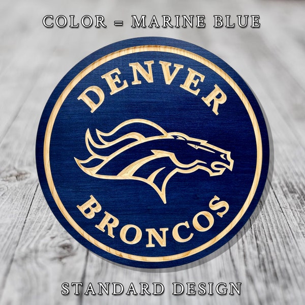 Denver Broncos Sign - Etsy