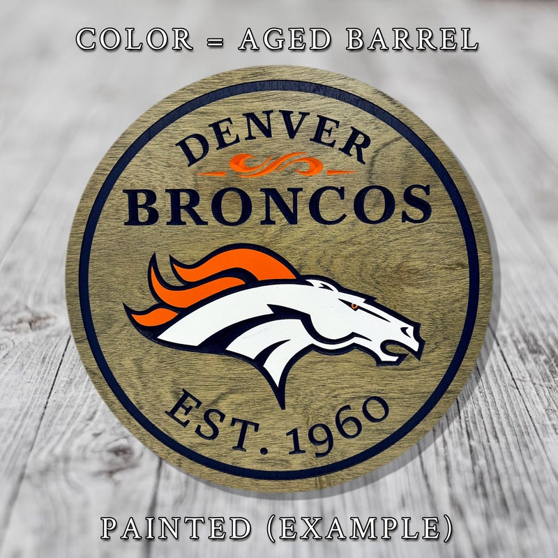 Denver Broncos Sign - Etsy