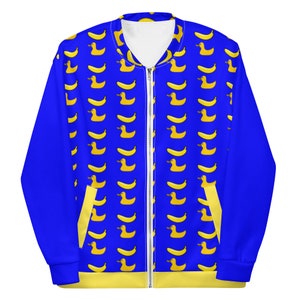 DUCKING BANANAS Unisex Bomber Jacket - Etsy
