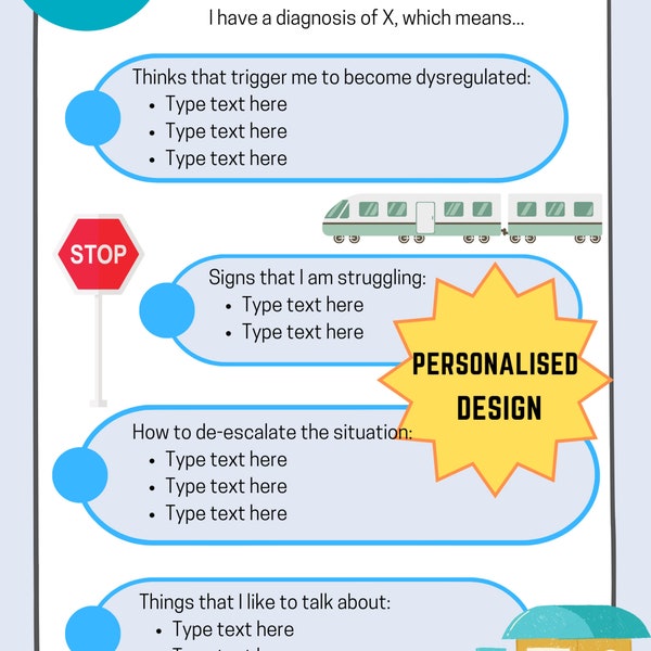 One Page Profile Autism - Etsy