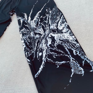 The Maneater Cybersigil/aggrogoth Wide Leg Sweatpants - Etsy