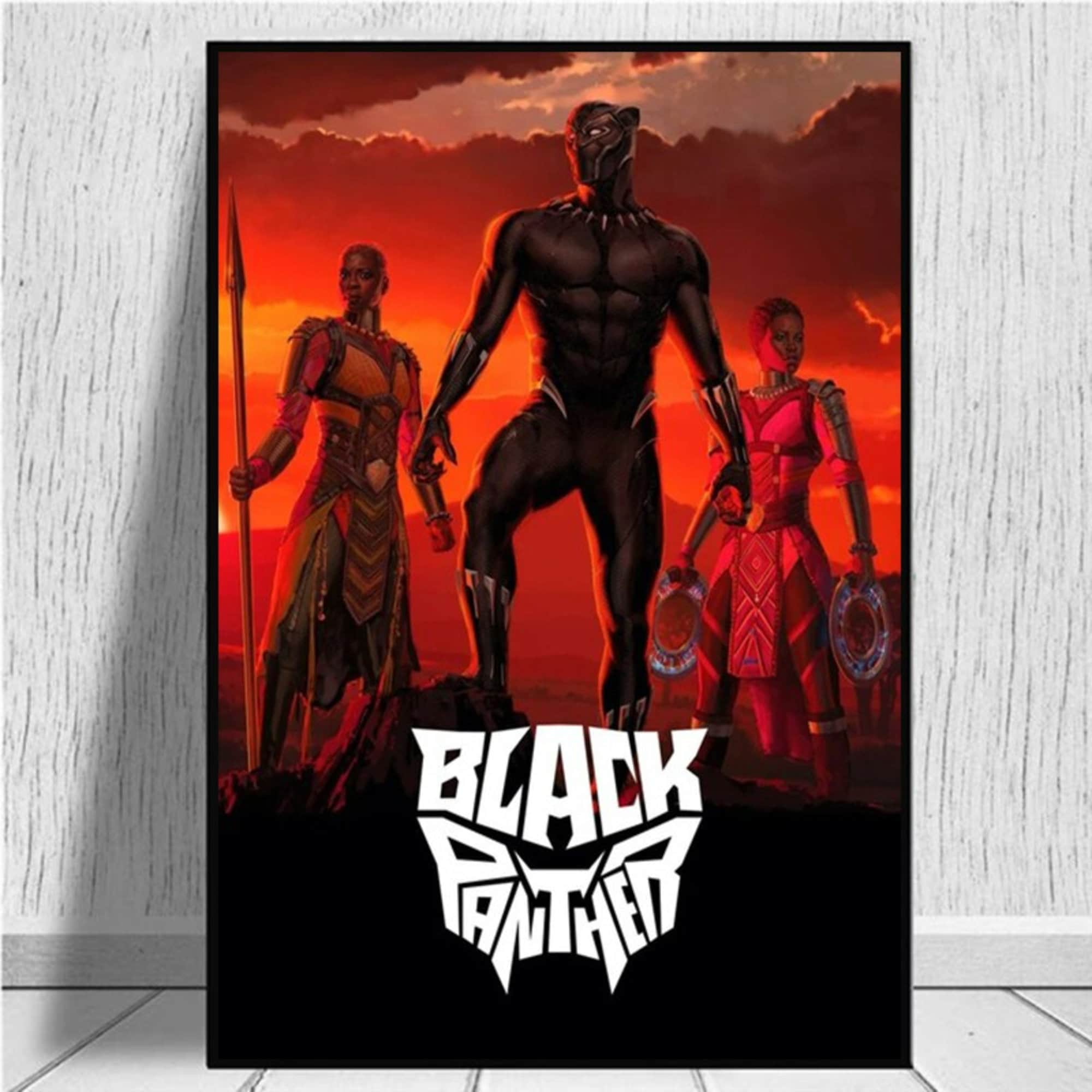 Black Panther Movie Marvel Superhero Character Posters