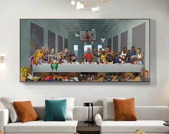 Nba Last Supper - Etsy