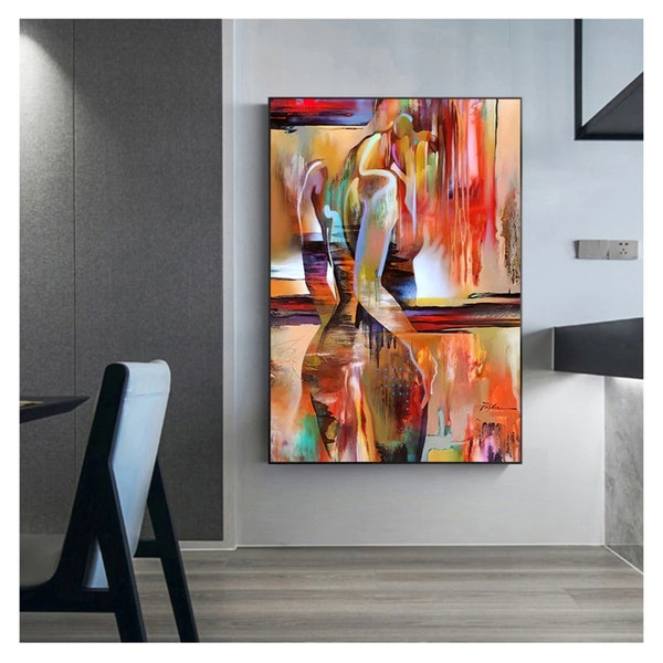 Nude art peeing woman - Etsy.de